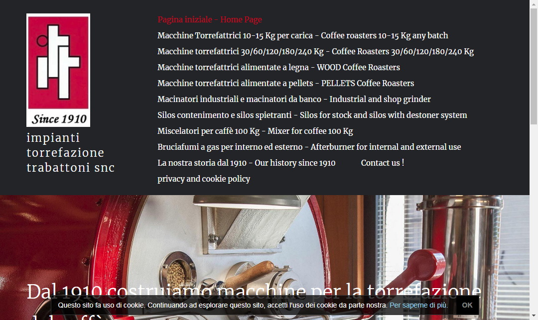 Impianti Torrefazione Trabattoni Snc | Forniture Alberghiere Online